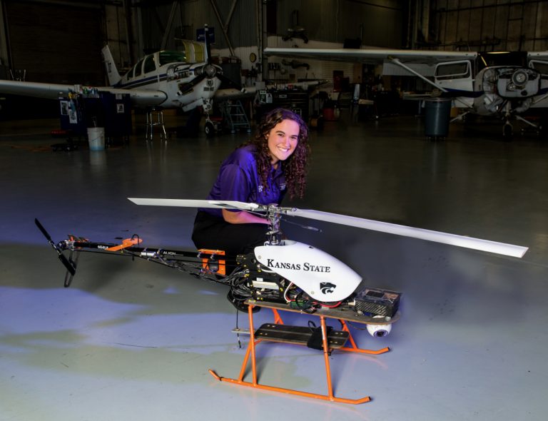 Unmanned aircraft systems senior lands back-to-back internships with NASA